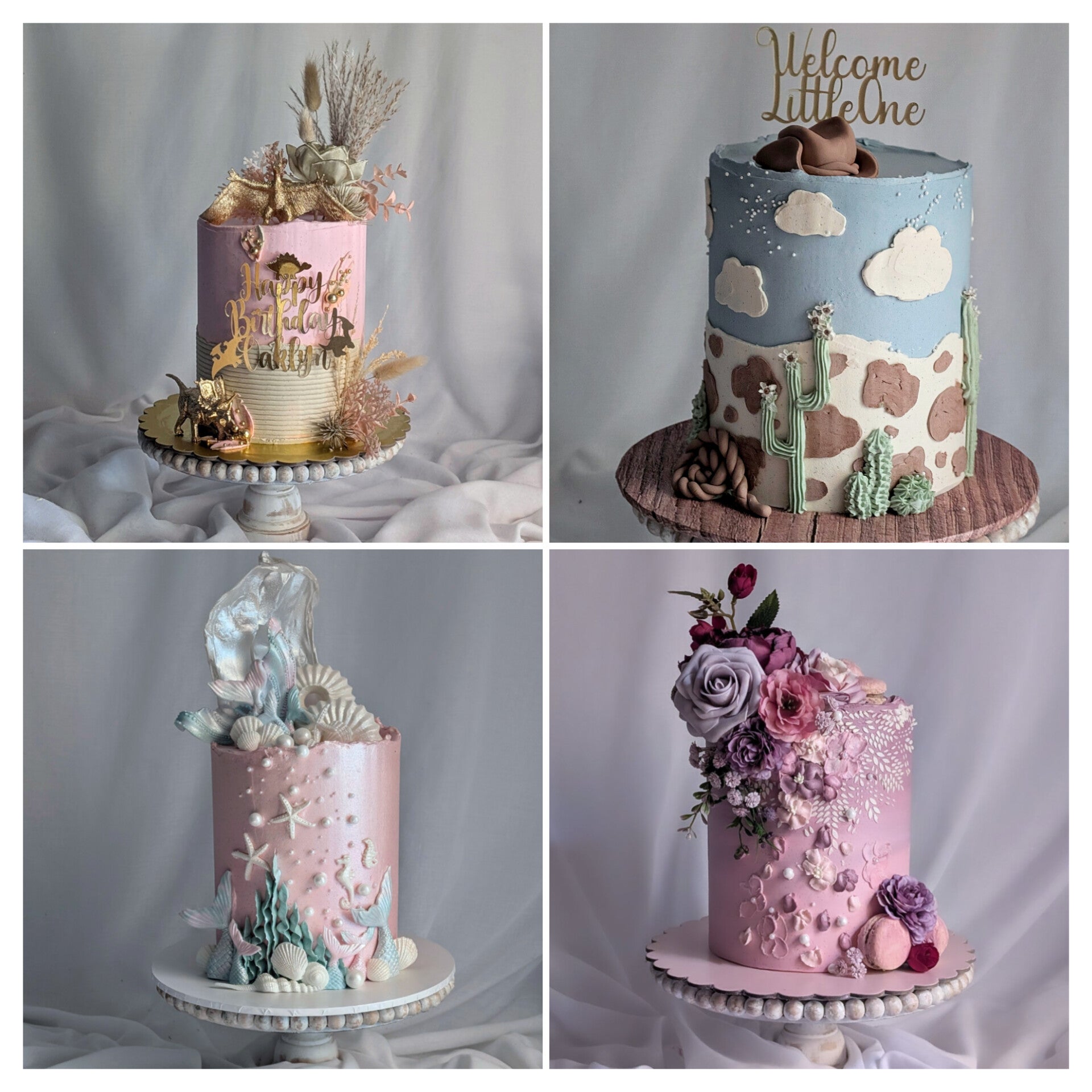 6" Cylinder Cake (up to 25) | LoveLeighs Cakery