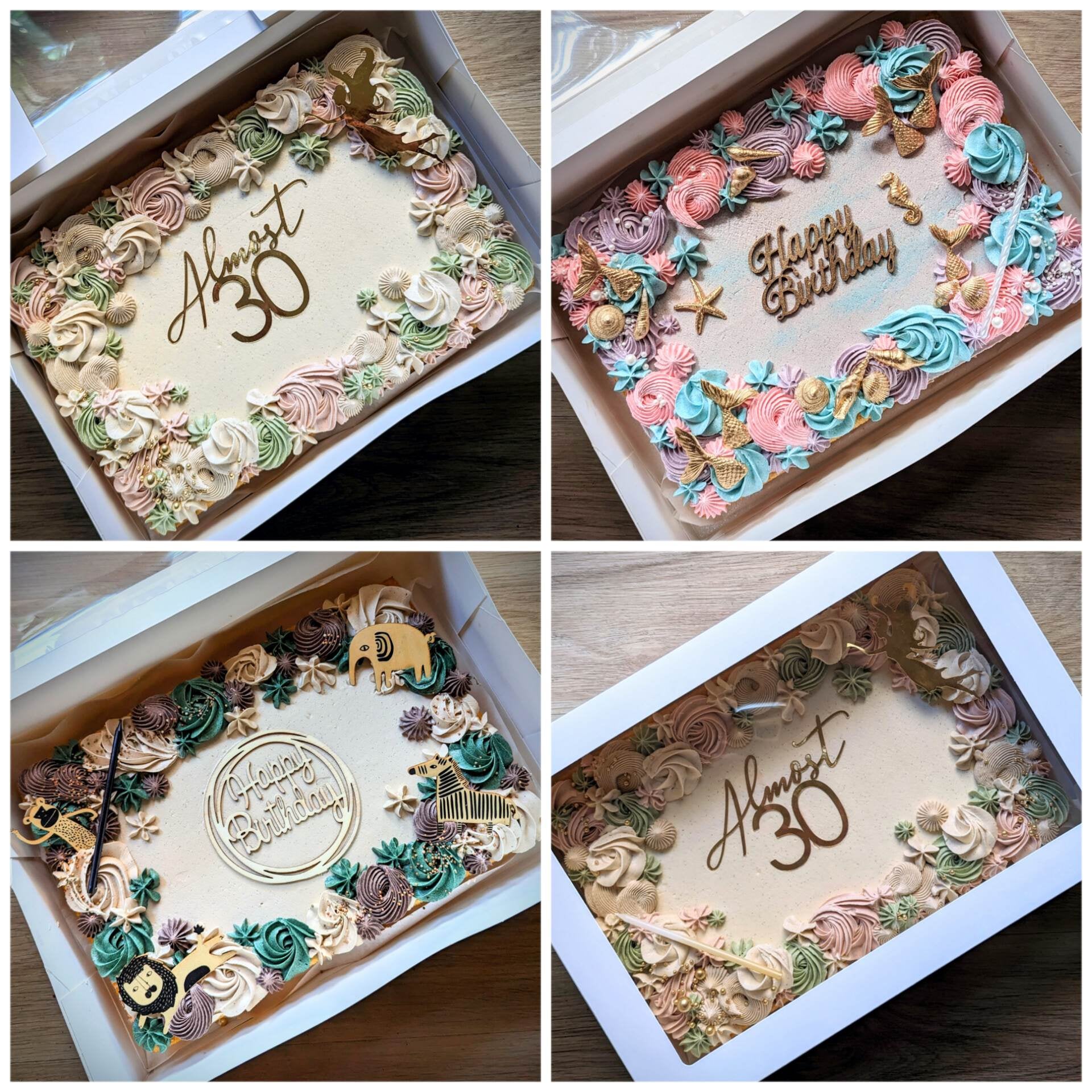 1/4 Slab Cake | LoveLeighs Cakery